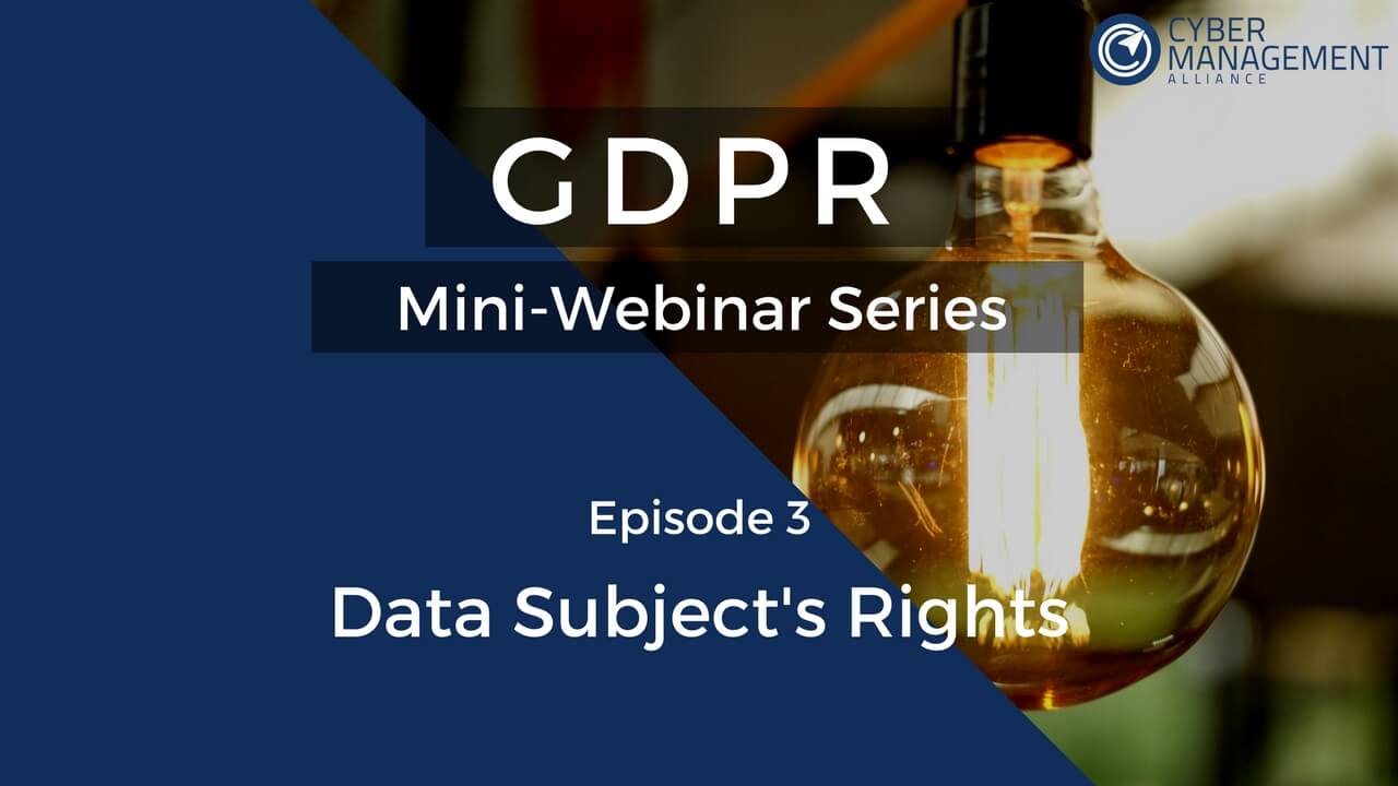 Free Online GDPR Training Course | Data Subject Rights Under GDPR Free Online GDPR Training Course | Data Subject Rights Under GDPR